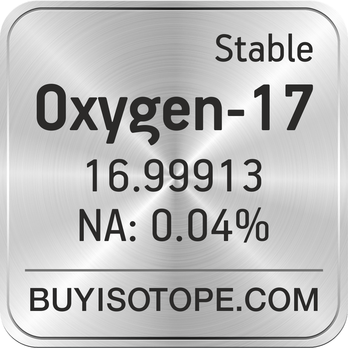 Oxygen 17 Oxygen 17 Isotope Enriched Oxygen 17 Oxygen 17 Water