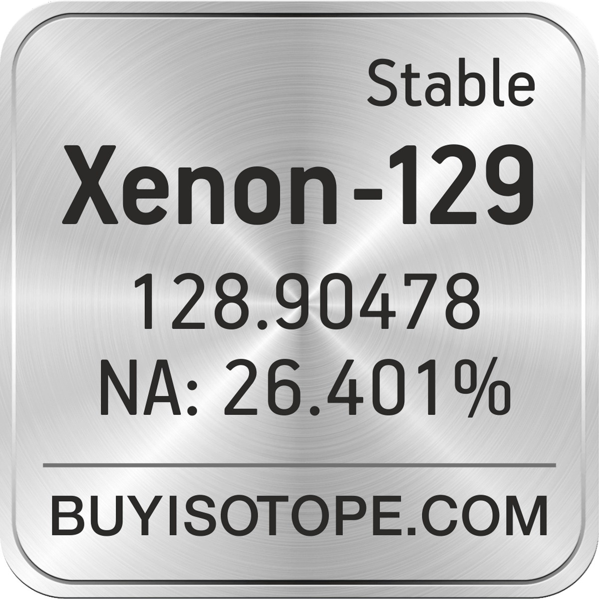 Xenon 129 Xenon 129 Isotope Enriched Xenon 129 Xenon 129 Gas Xenon 129 Xenon 129 Isotope Enriched Xenon 129 Xenon 129 Gas