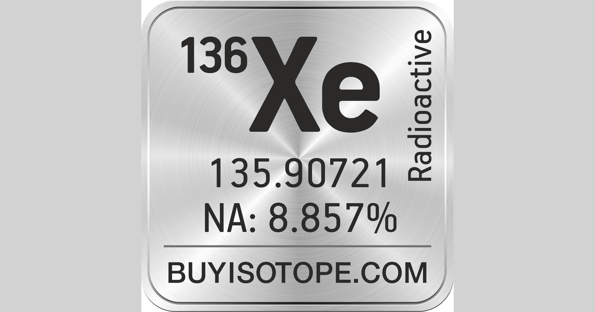 136Xe Isotope, Enriched 136Xe, 136Xe Gas, 136Xe Price