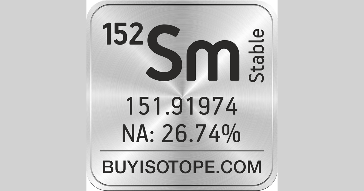 152Sm Isotope, Enriched 152Sm, 152Sm Oxide, 152Sm Price