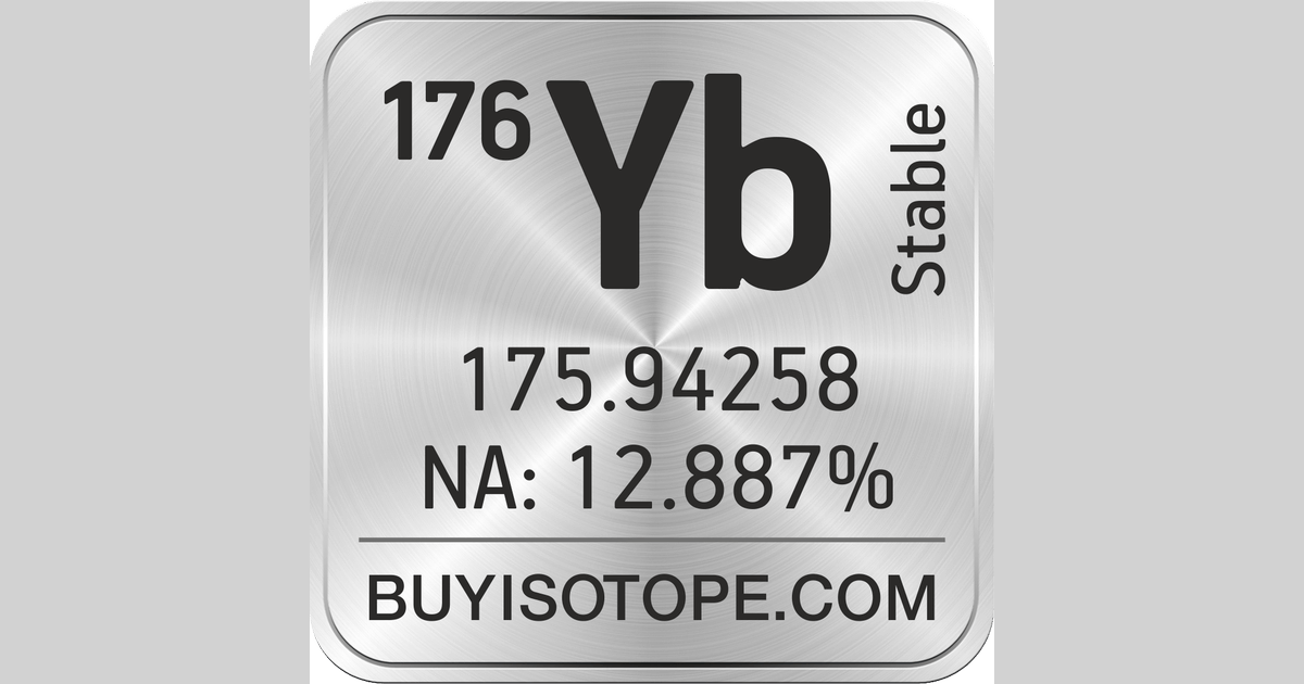 176Yb Isotope, Enriched 176Yb, 176Yb Metal Powder, 176Yb Oxide 176Yb Isotope, Enriched 176Yb, 176Yb Metal Powder, 176Yb Oxide