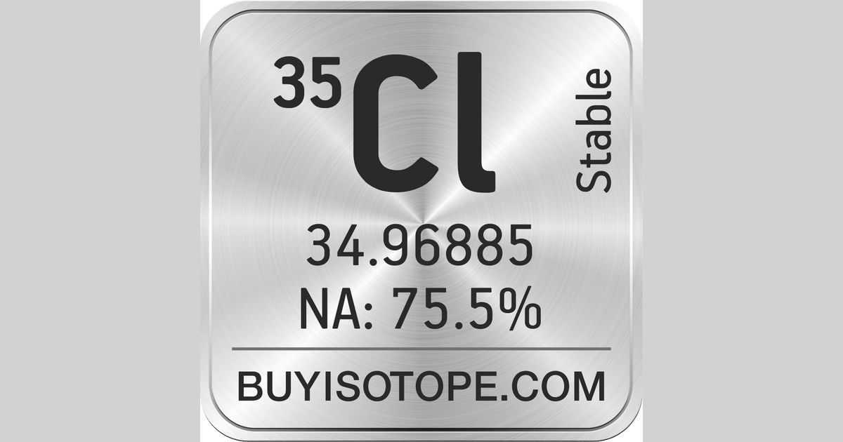 35Cl Isotope, Enriched 35Cl, 35Cl Sodium Chloride, 35Cl Price