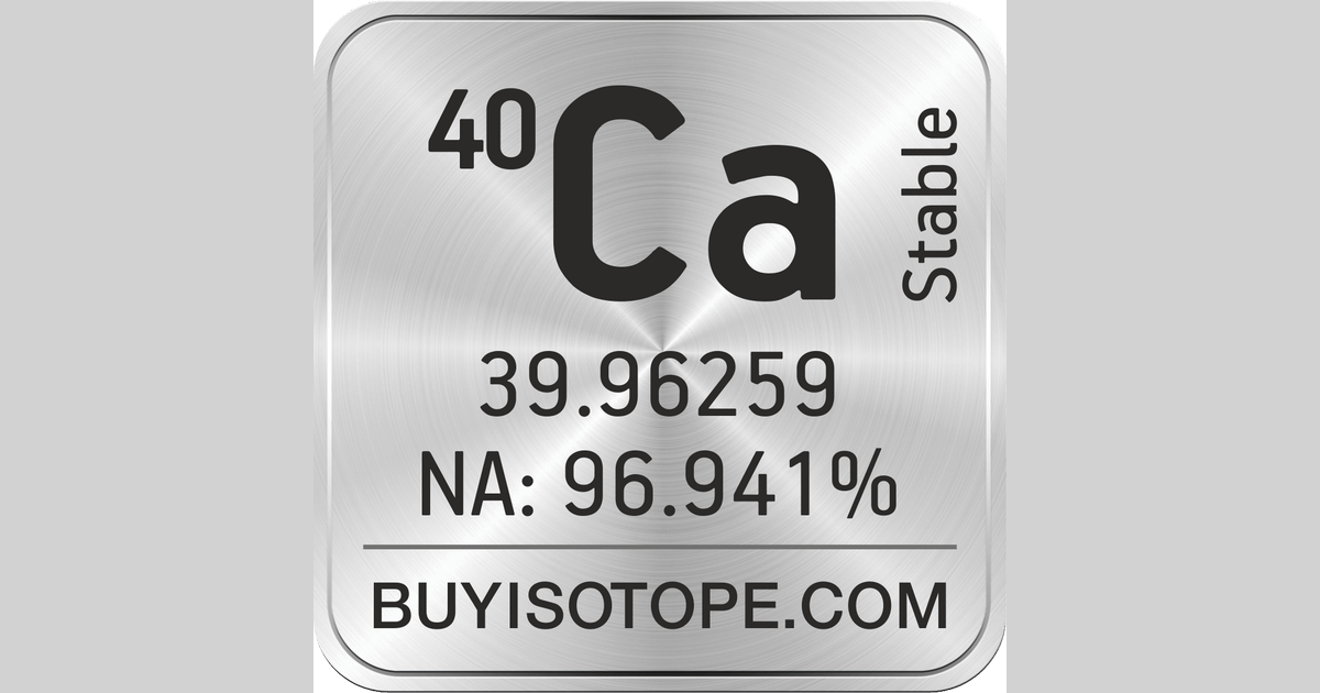 40Ca Isotope, Enriched 40Ca, 40Ca Carbonate, 40Ca Oxide, 40Ca Price