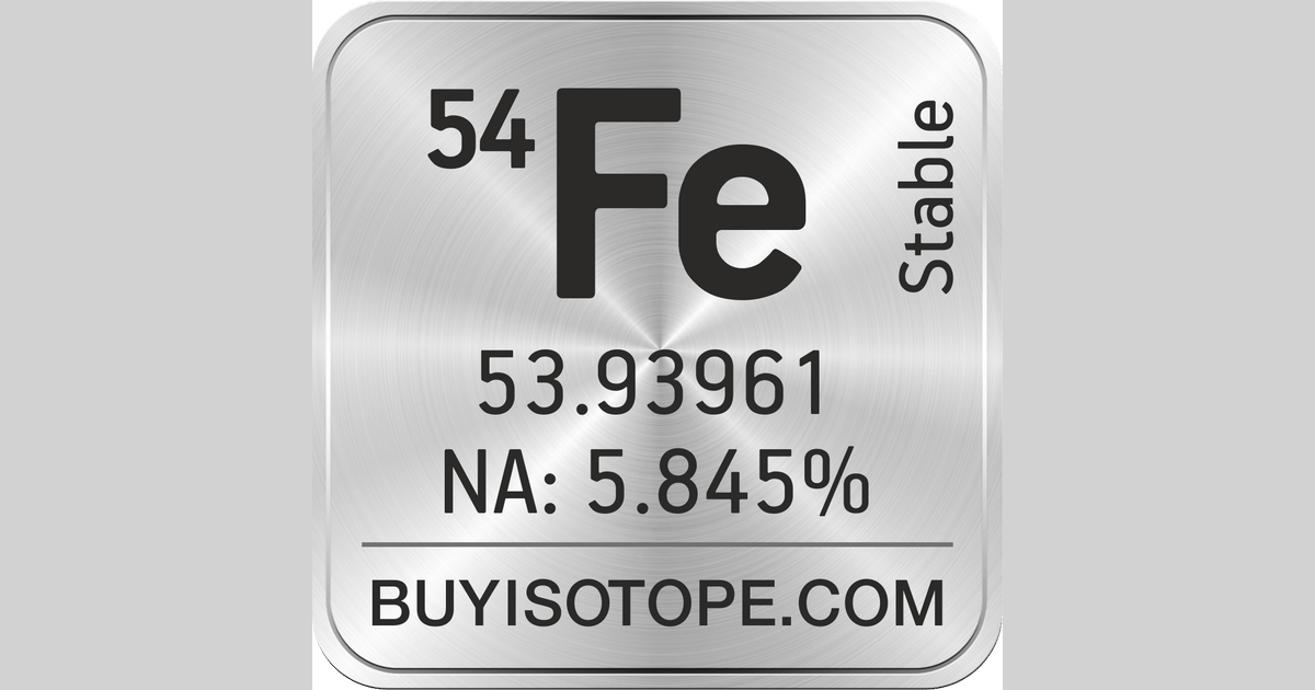 54Fe Isotope, Enriched 54Fe, 54Fe Metal, 54Fe Oxide, 54Fe Price