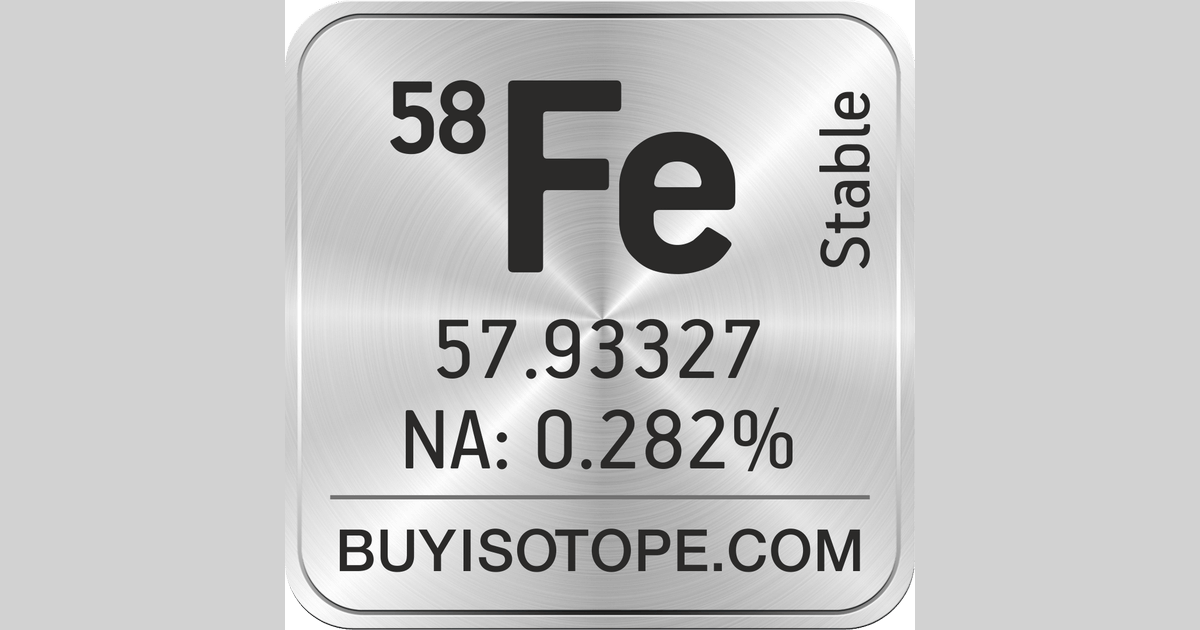 58Fe Isotope, Enriched 58Fe, 58Fe Metal, 58Fe Oxide, 58Fe Price
