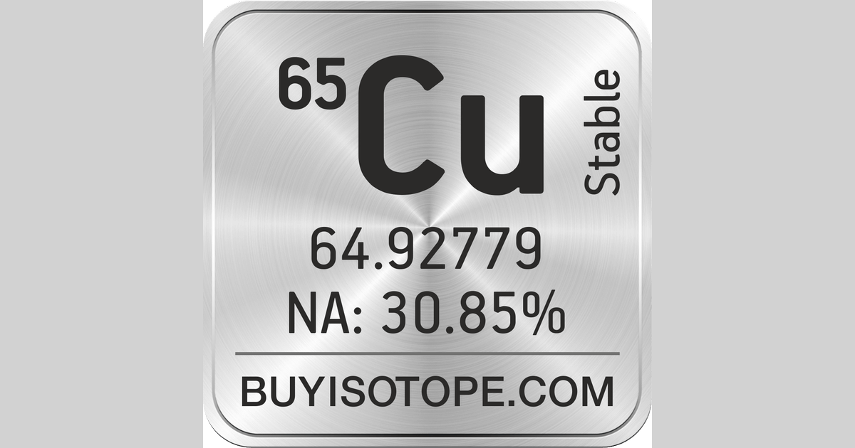 65Cu Isotope, Enriched 65Cu, 65Cu Metal, 65Cu Oxide, 65Cu Price