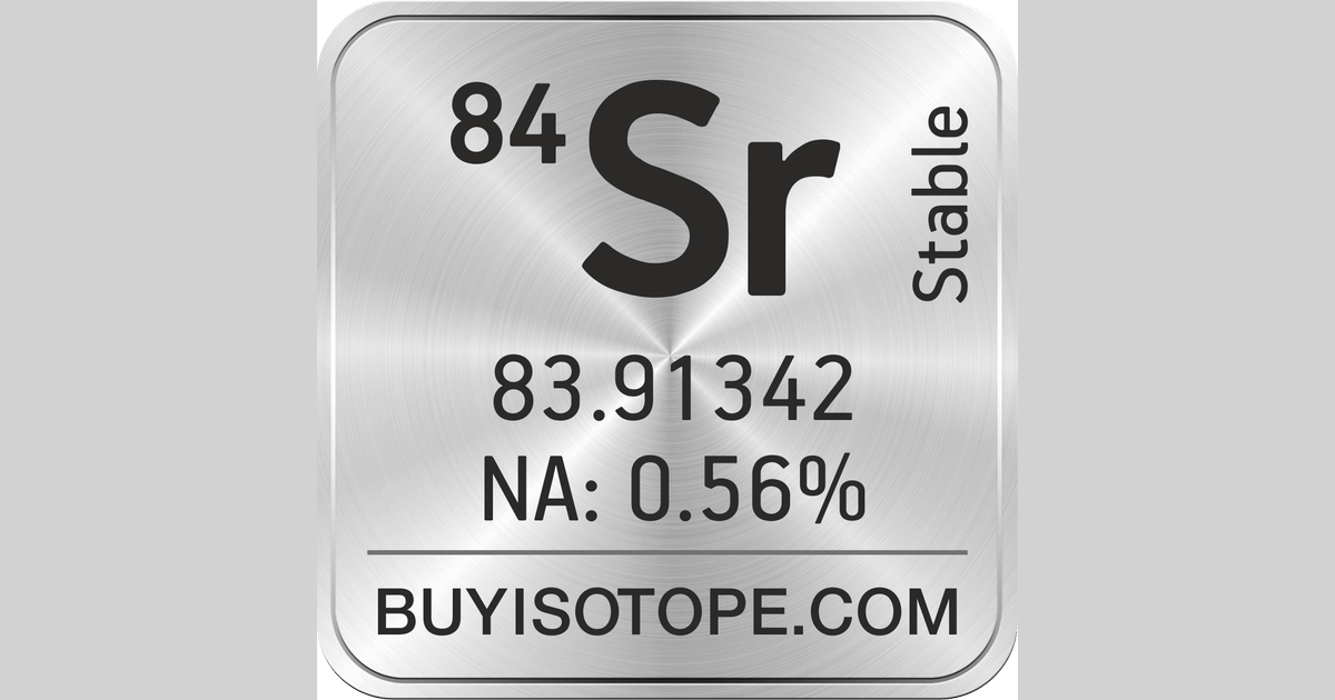 84Sr Isotope, Enriched 84Sr, 84Sr Carbonate, 84Sr Price