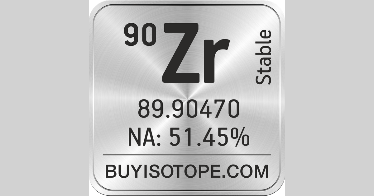 90Zr Isotope, Enriched 90Zr, 90Zr Metal Powder, 90Zr Oxide, 90Zr Price