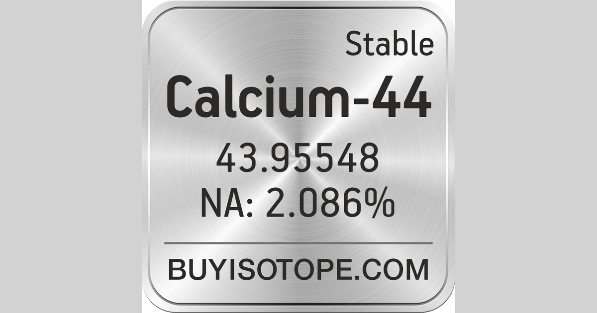 Calcium-44, Calcium-44 Isotope, Enriched Calcium-44