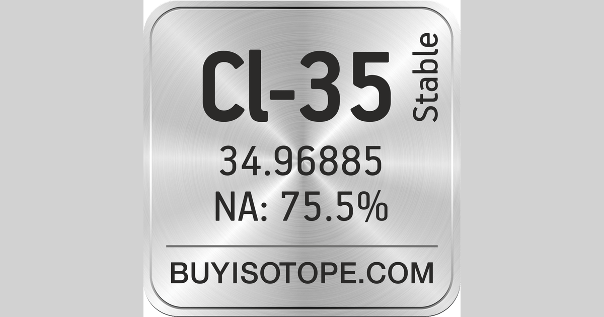 Cl-35 Isotope, Enriched Cl-35, Cl-35 Sodium Chloride, Cl-35 Price