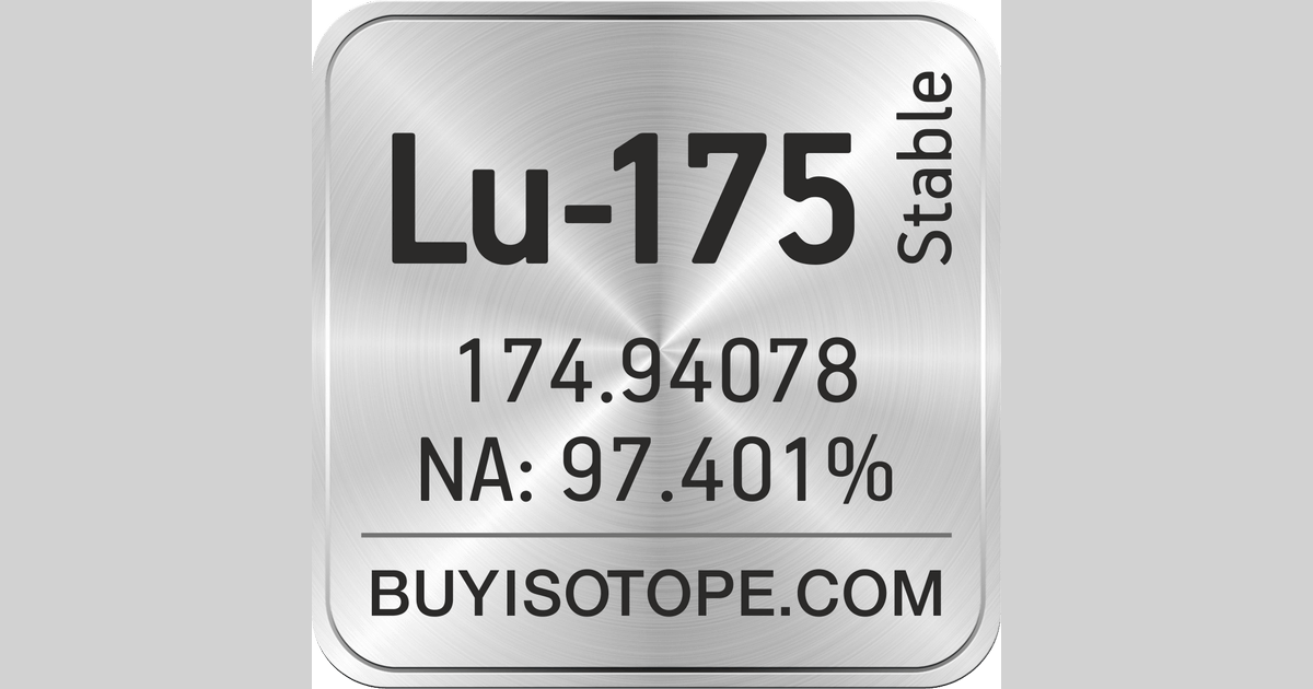 Lu-175 Isotope, Enriched Lu-175, Lu-175 Oxide, Lu-175 Price