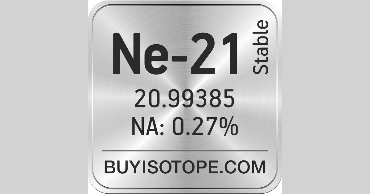 Ne-21 Isotope, Enriched Ne-21, Ne-21 Gas, Ne-21 Price