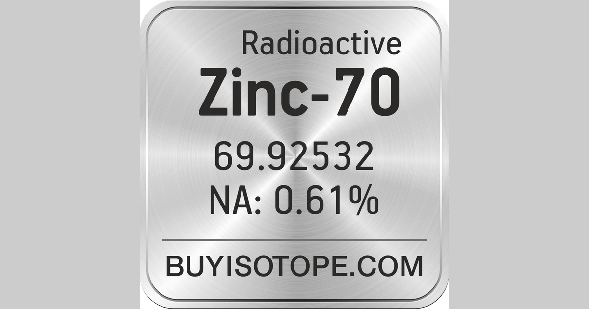 Zinc-70, Zinc-70 Isotope, Enriched Zinc-70, Zinc-70 Metal Powder
