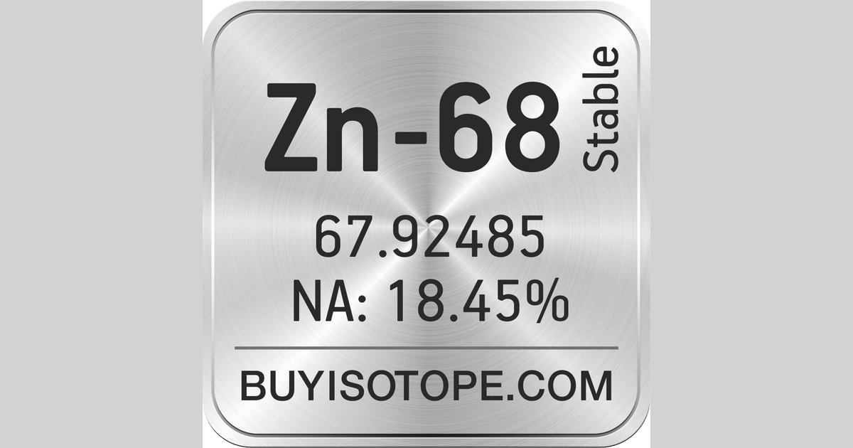 Zn-68 Isotope, Enriched Zn-68, Zn-68 Metal Powder, Zn-68 Oxide